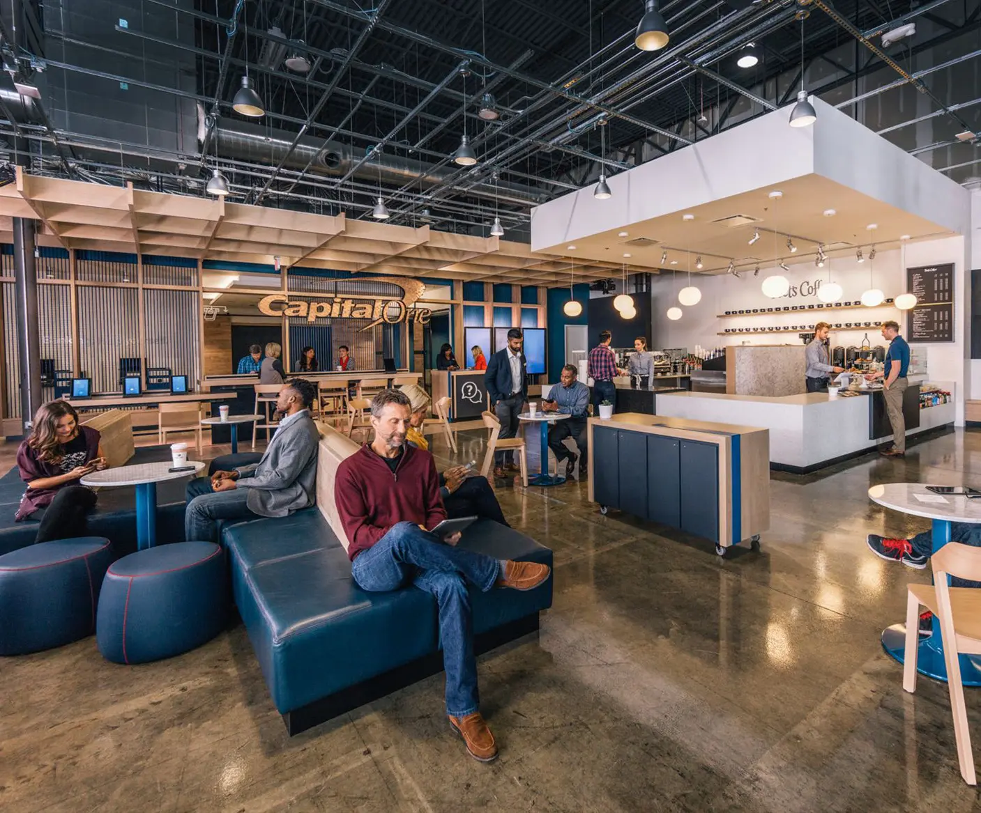 Capital One Café: La Banca Y El Café En Un Solo Lugar | Despiste Café